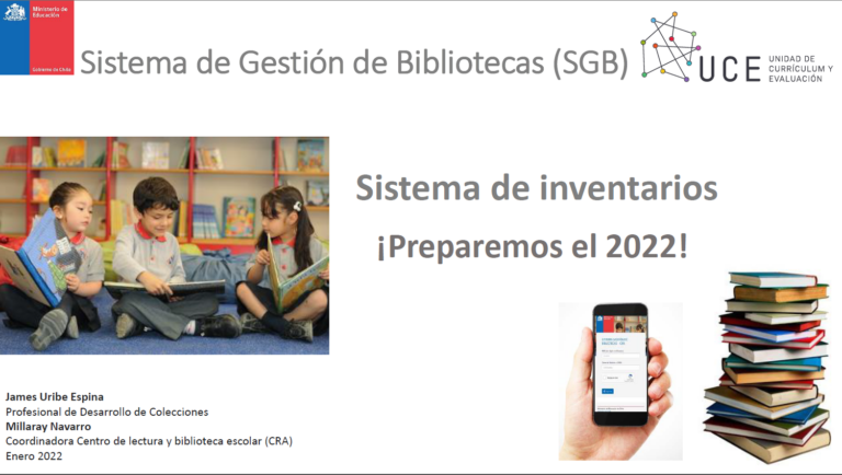Sistema de Gestión de Bibliotecas (SGB-CRA) - MINEDUC